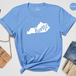 Kentucky State Shirts, Kentucky State Map Shirt, Kentucky Travel Gifts ...