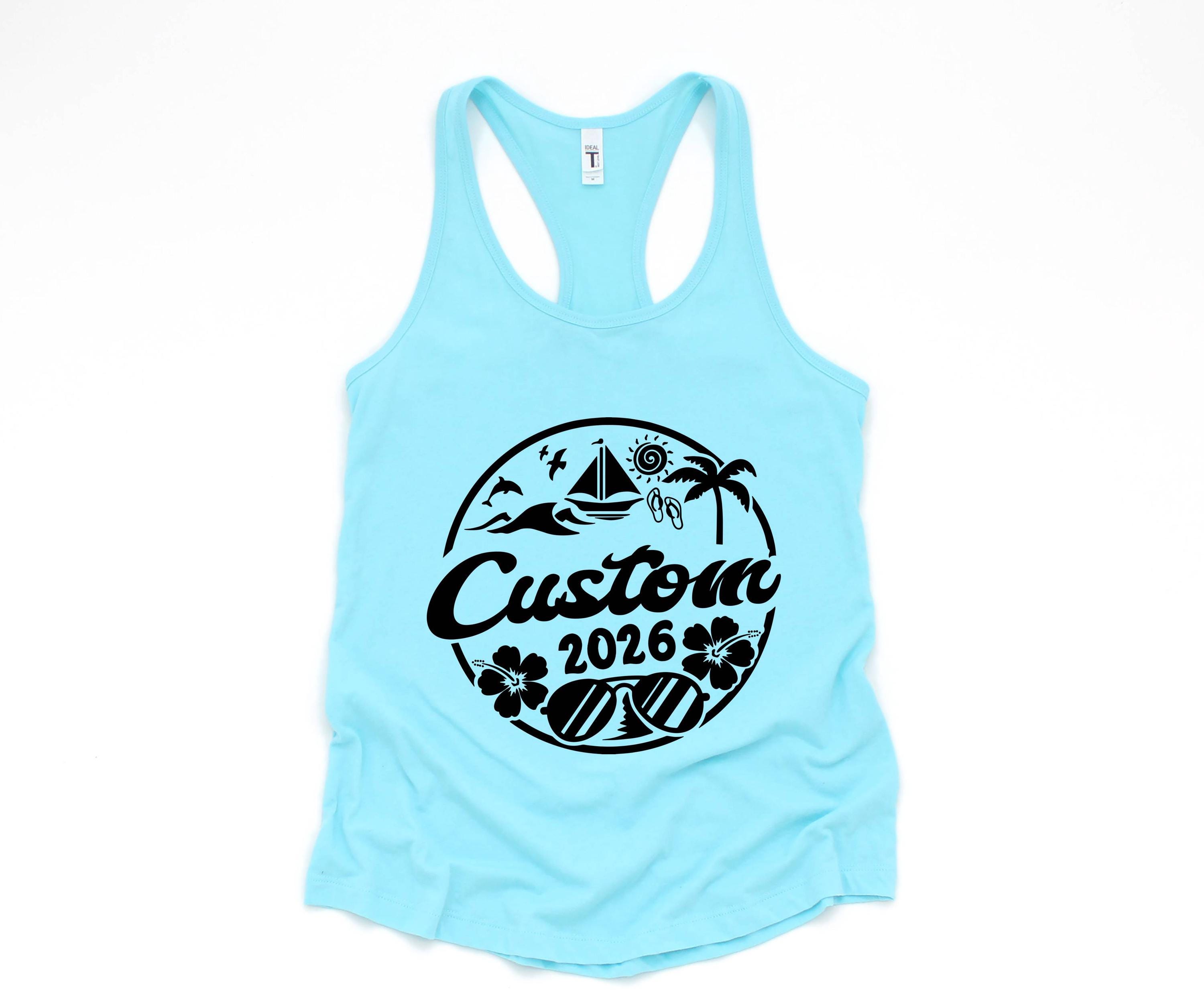 Custom Beach Trip Tank, Personalized Beach Trip Tank, Beach Fan Tank ...