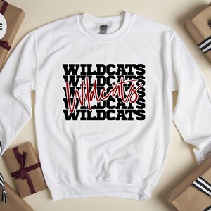 Wildcats Team Mascot T-shirt Wildcats Team Gift Wildcats - Etsy