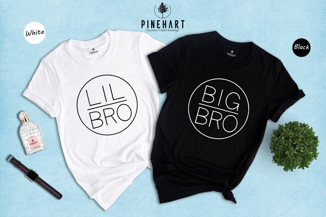Big Bro Shirt, Lil Bro Shirt, Family Matching Gift, Brother Shirt ...