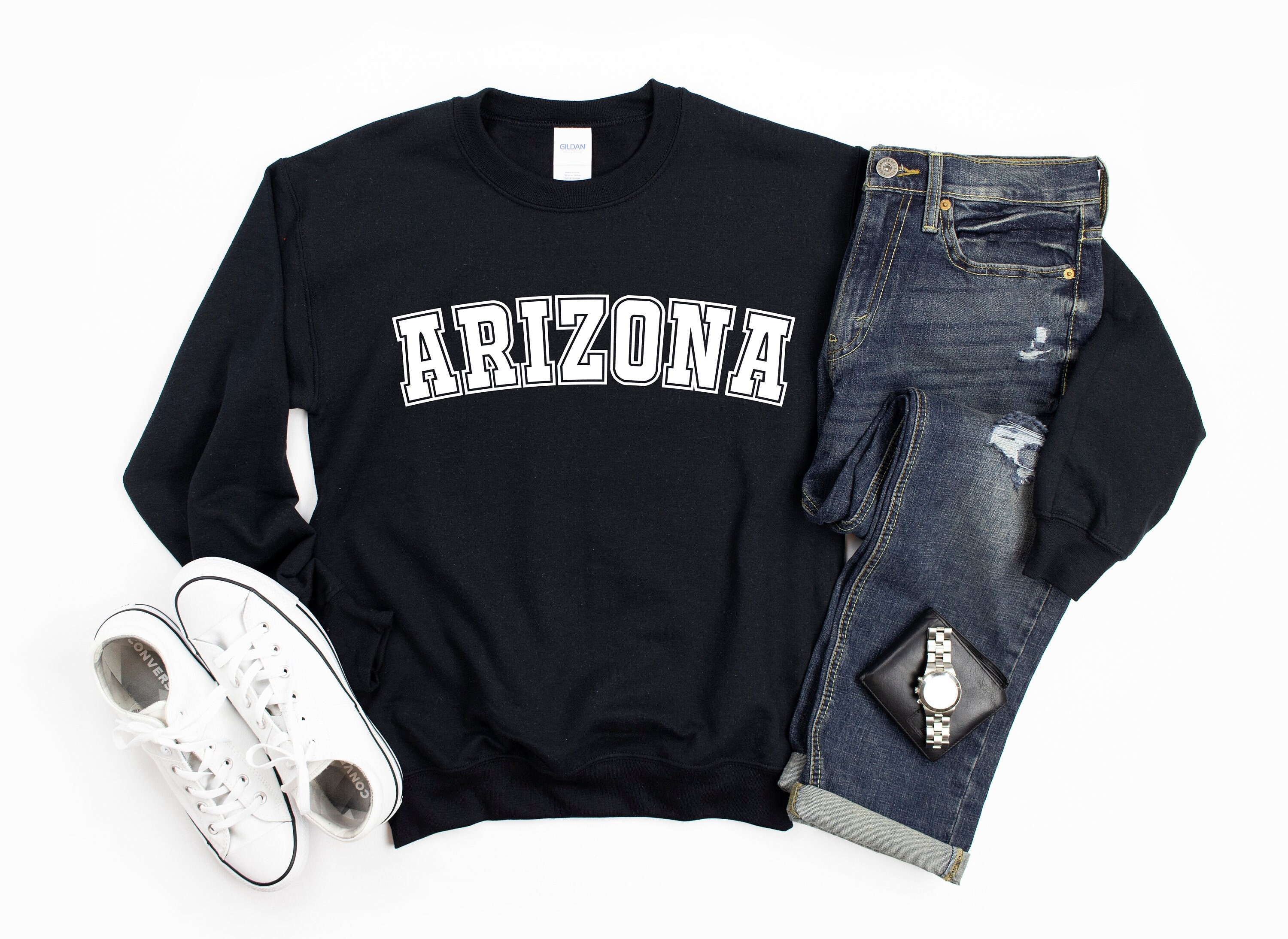 Arizona Sweatshirt Arizona Sweater Arizona Hoodie Arizona | Etsy