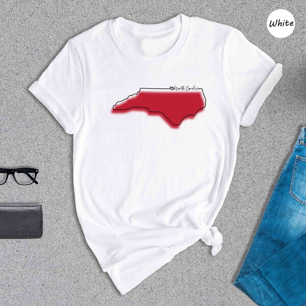 North Carolina Shirt - Etsy