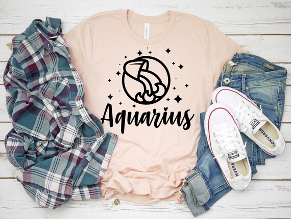 Aquarius Shirt Aquarius Birth Sign Aquarius Sign Zodiac | Etsy