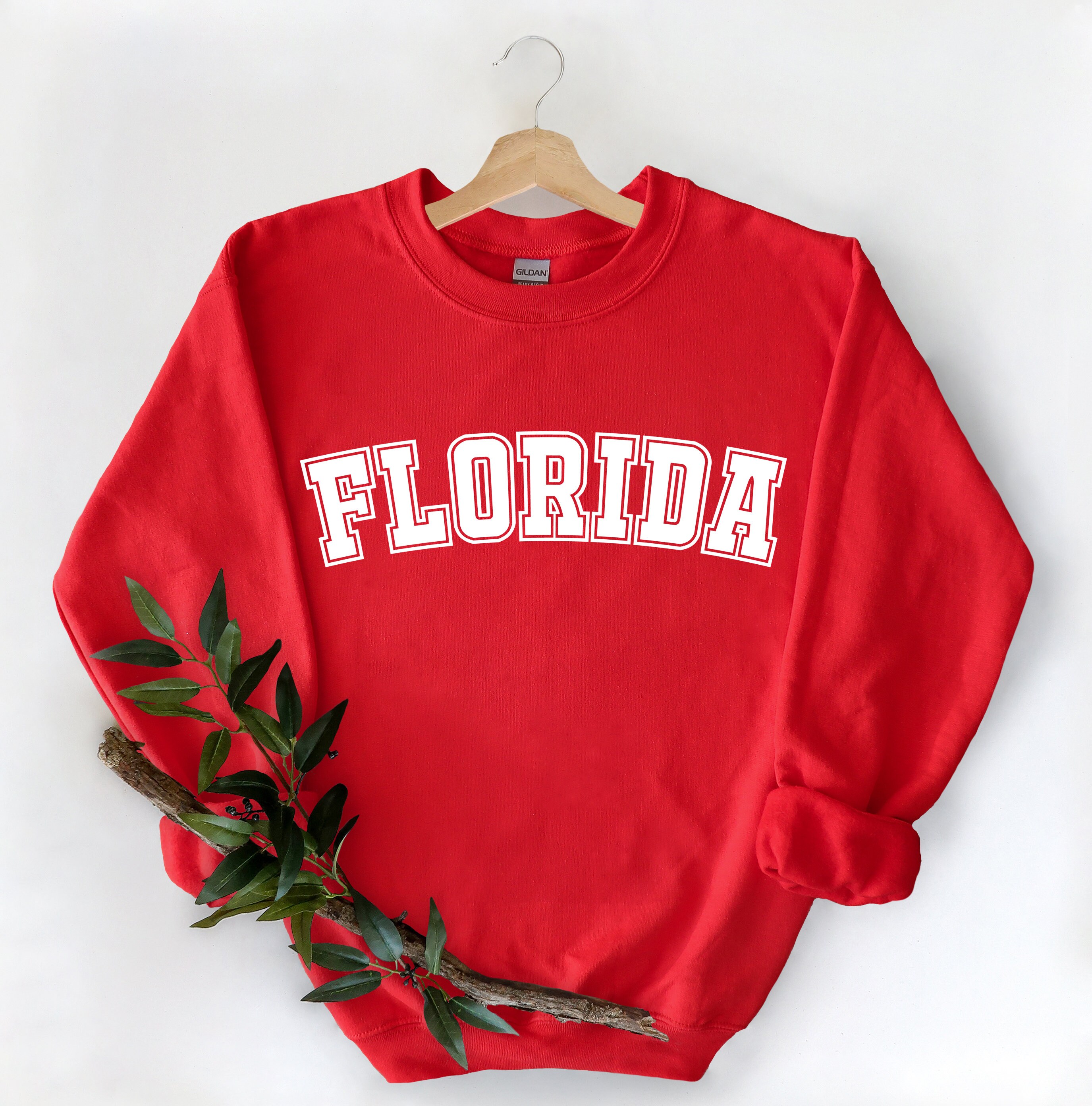 Florida Sweatshirt Florida Sweater Florida Crewneck - Etsy UK