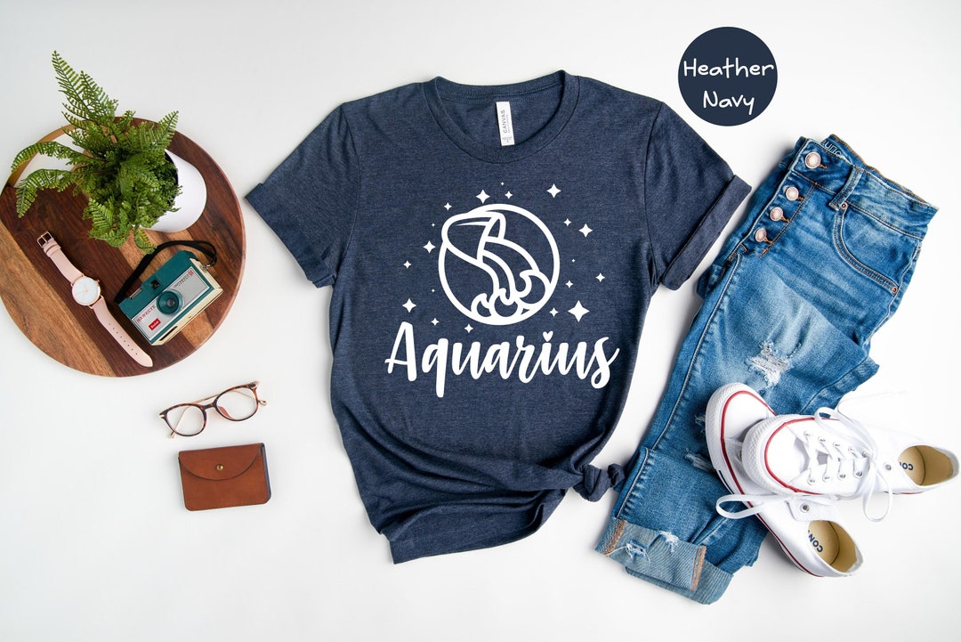Aquarius Shirt Aquarius Birth Sign Aquarius Sign Zodiac - Etsy
