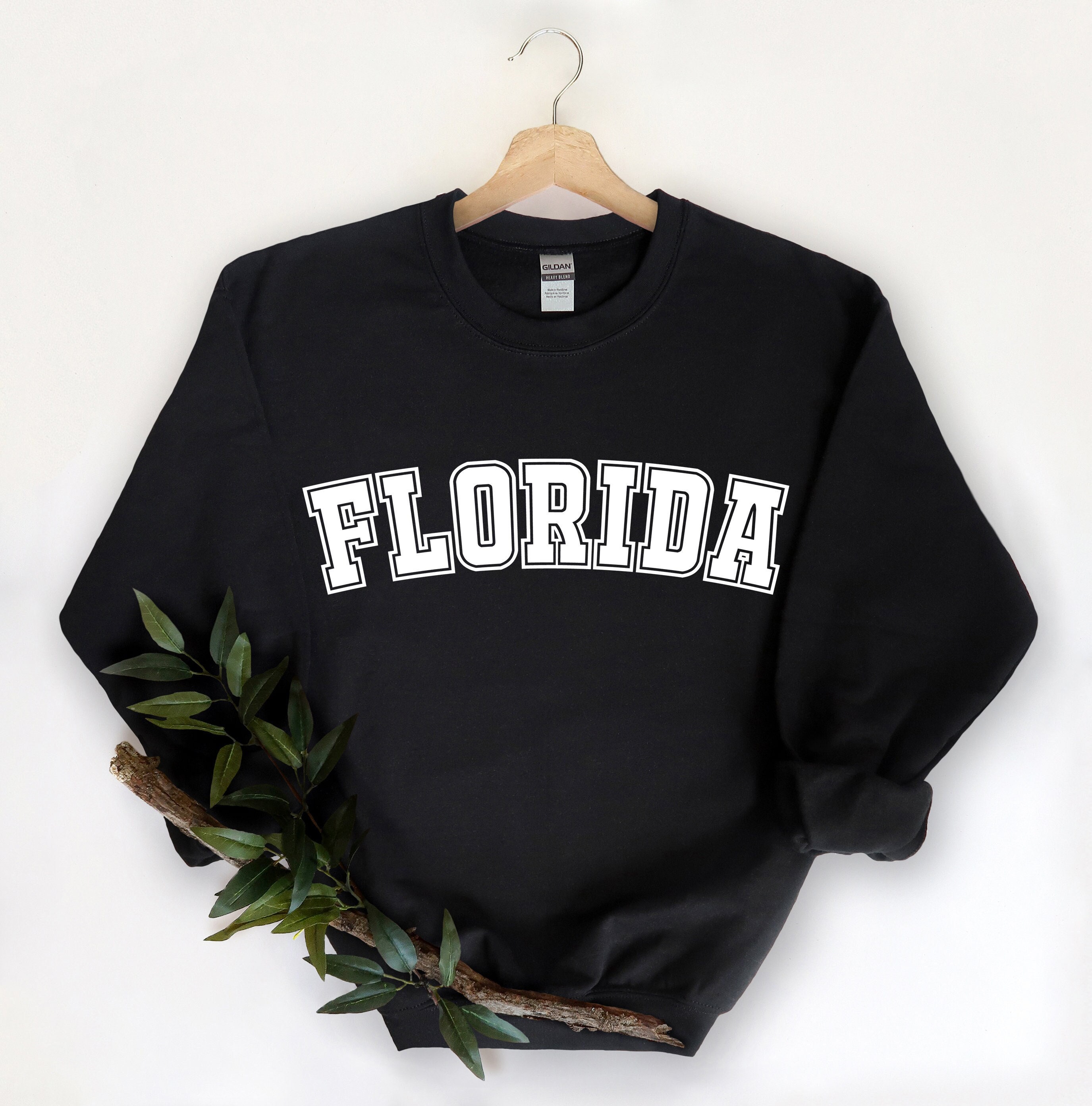 Florida Sweatshirt Florida Sweater Florida Crewneck | Etsy