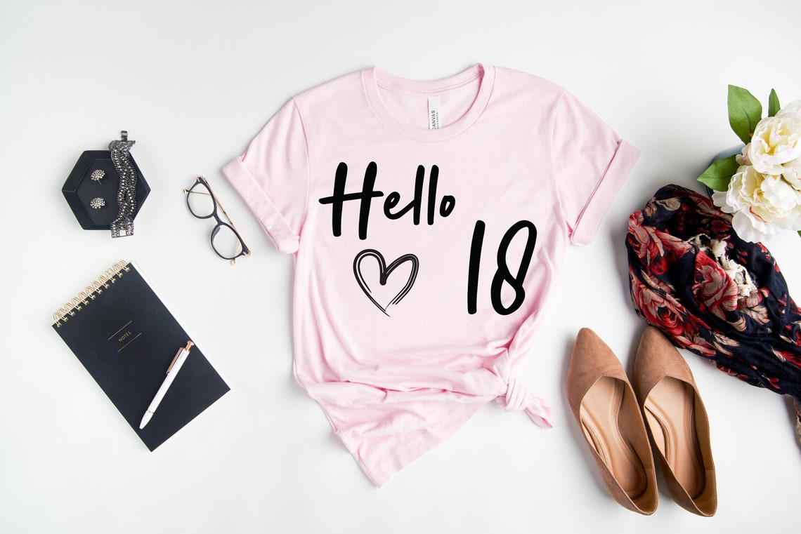 18th Birthday Shirt Hello 18 T-Shirt 2003 Birthday Shirt | Etsy