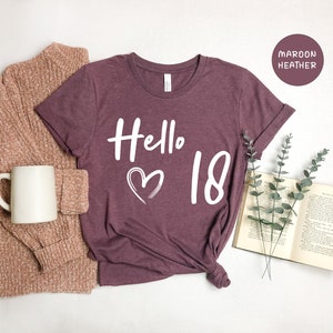 18th Birthday Shirt Hello 18 T-shirt 2004 Birthday Shirt - Etsy