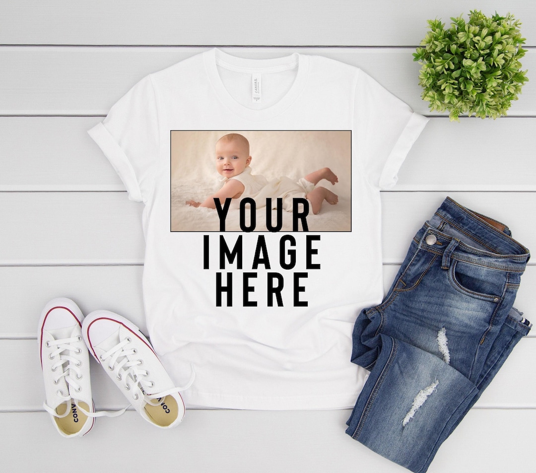 Custom Picture Tee Personalized Photo Shirt, Vibrant Colors (unisex ...