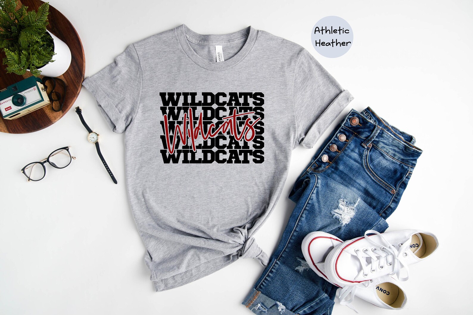Wildcats Team Mascot T-shirt Wildcats Team Gift Wildcats - Etsy