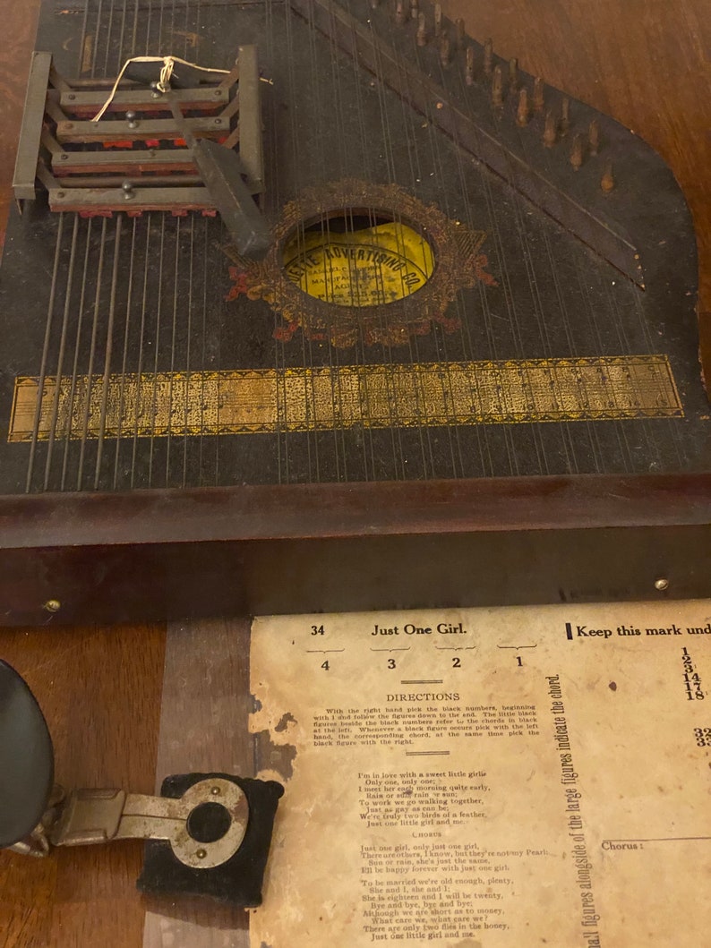 Samuel C Osborn Pianoette / Zither - Etsy