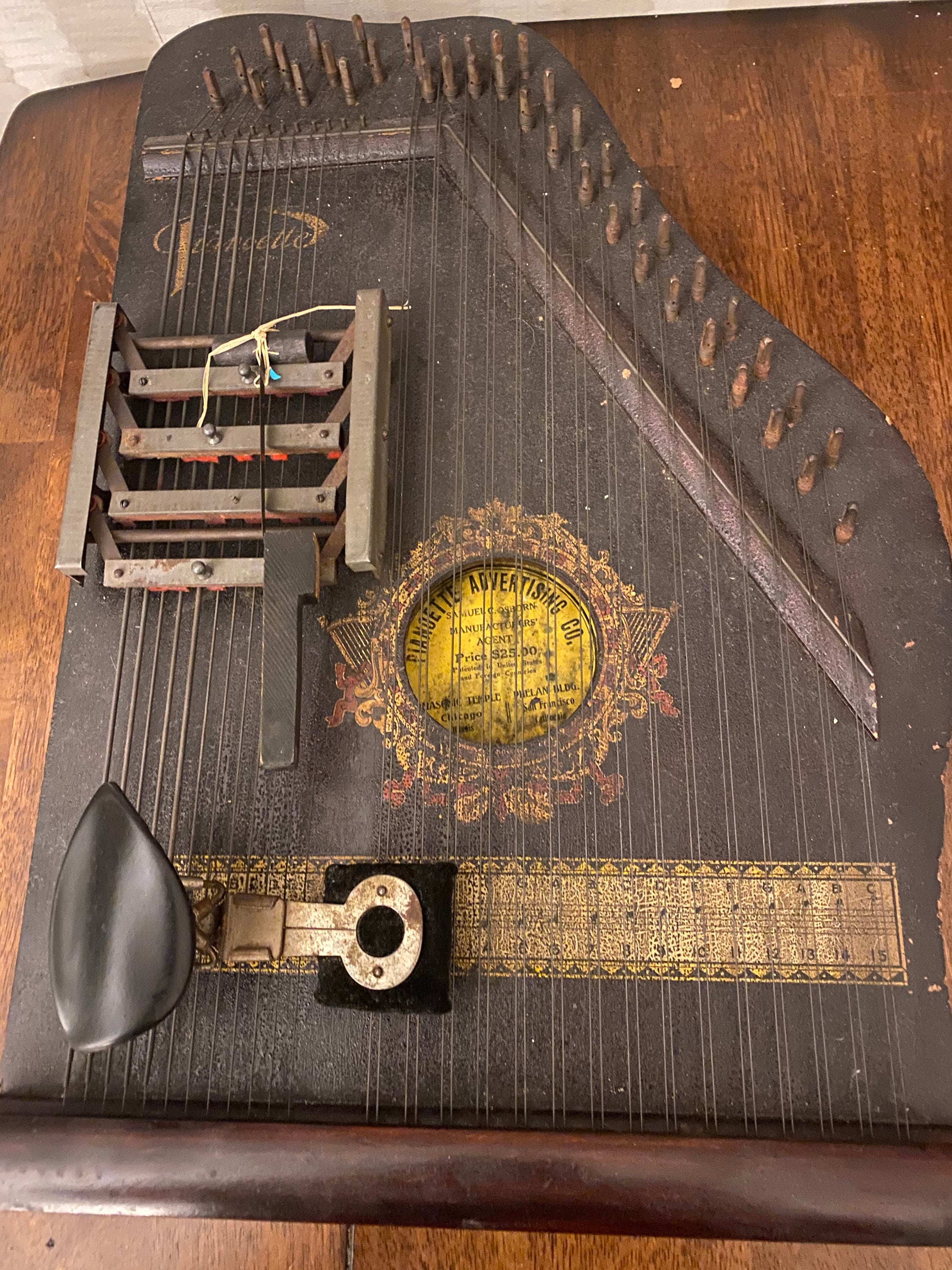 Samuel C Osborn Pianoette / Zither - Etsy Samuel C Osborn Pianoette / Zither - Etsy