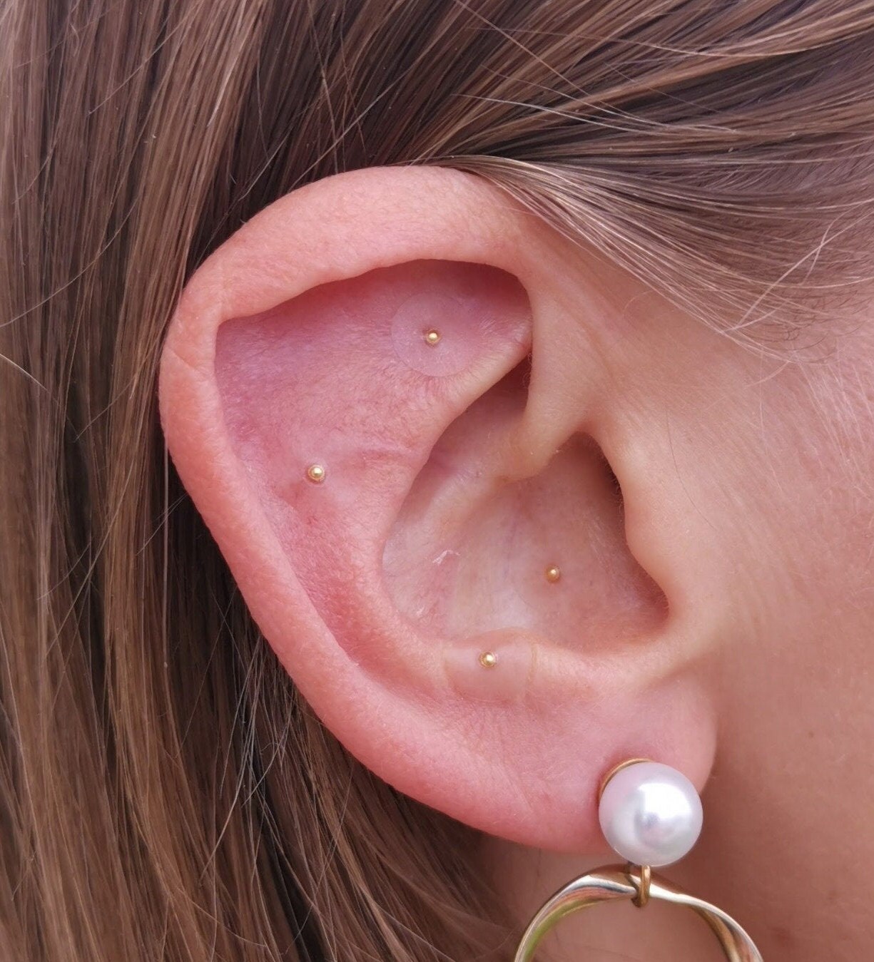 24k Gold Ear Seeds 40 Pack Self Care Acupressure Ear Seeds Etsy
