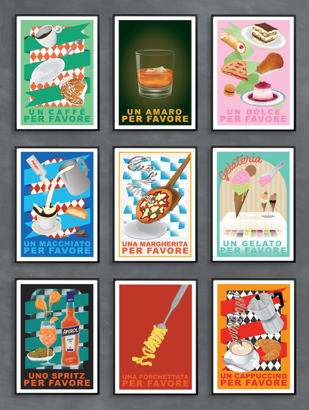 Per Favore Series - Limited Edition - Whole Collection - Italian Food ...