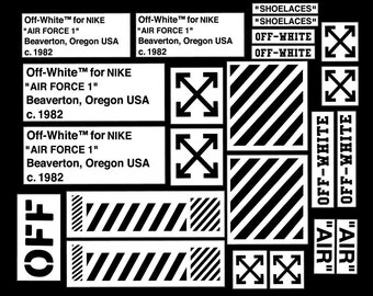 Off White Stencil | Etsy Canada