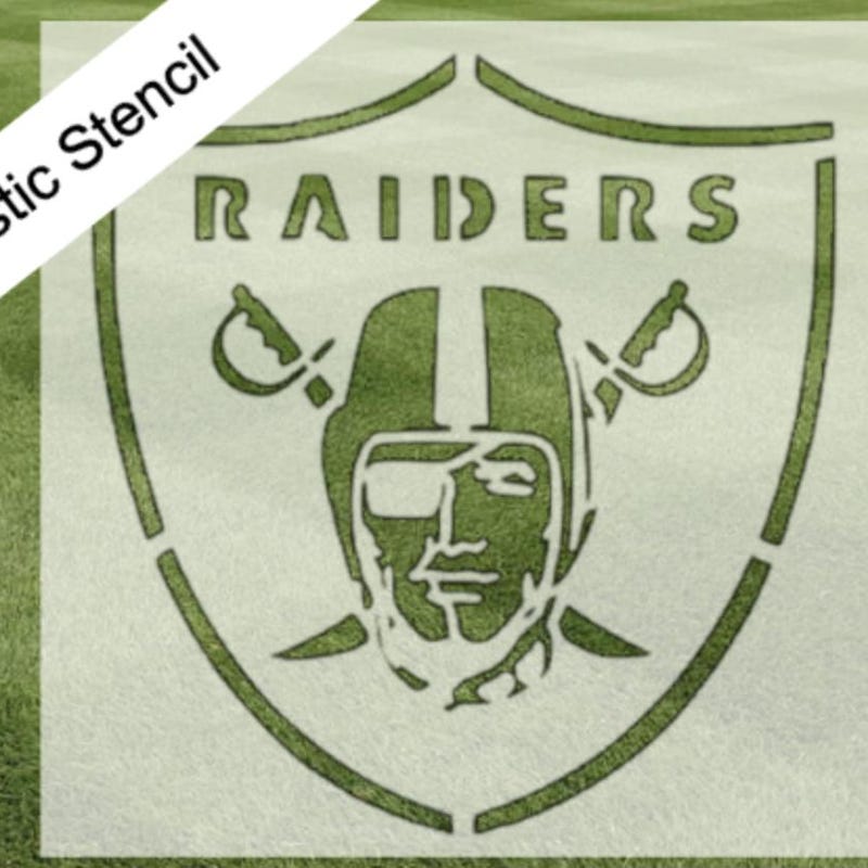 Raiders Logo Stencils Svg - Etsy