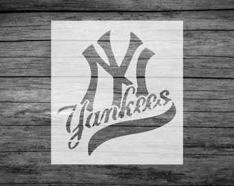Ny Yankees Logo Stencil - Etsy