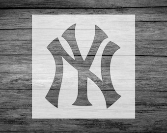 Ny Yankees Logo Stencil - Etsy
