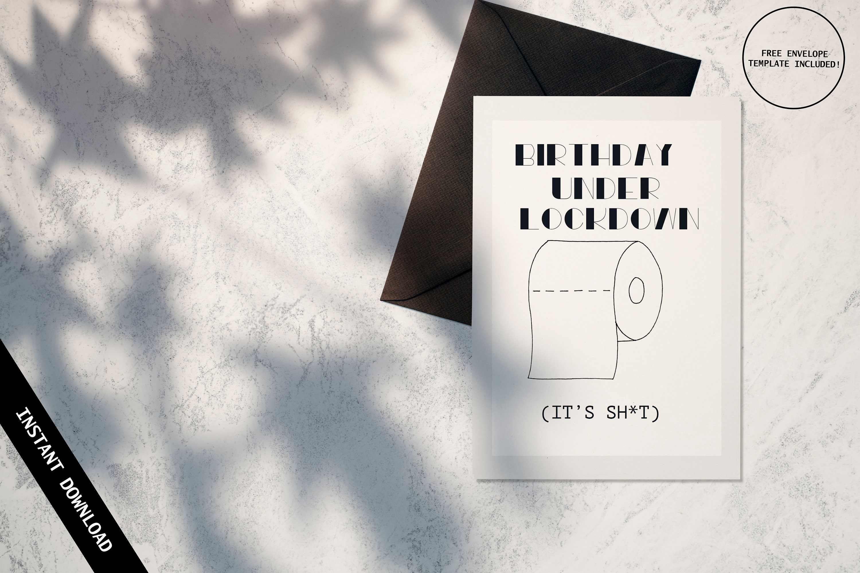 Digital Download Funny Birthday Card | Isolation Card | Lockdown Card ...