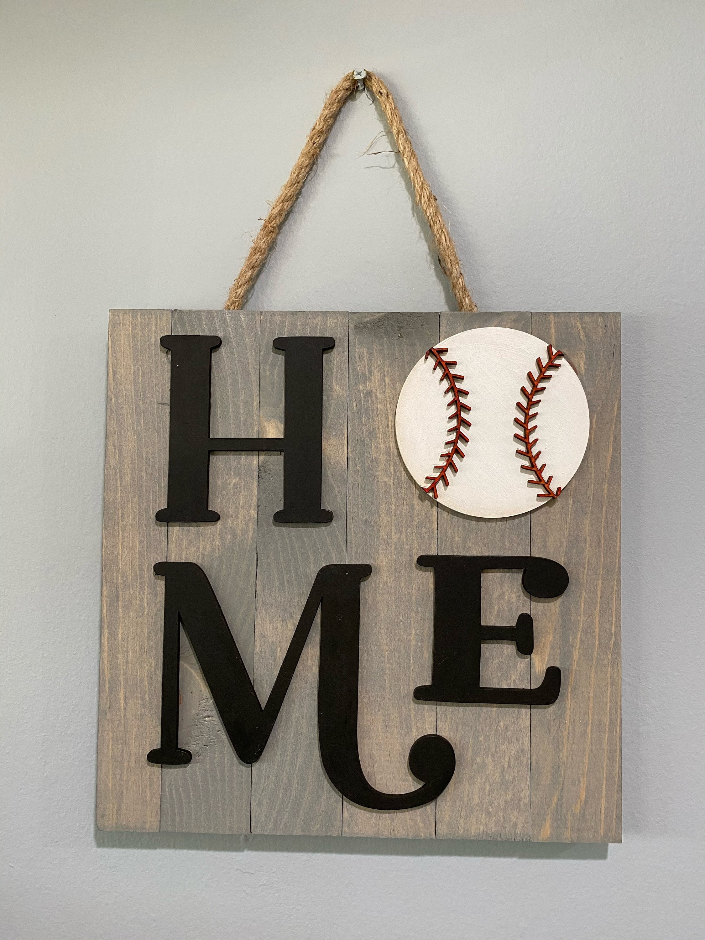 Baseball Home Sign - Etsy