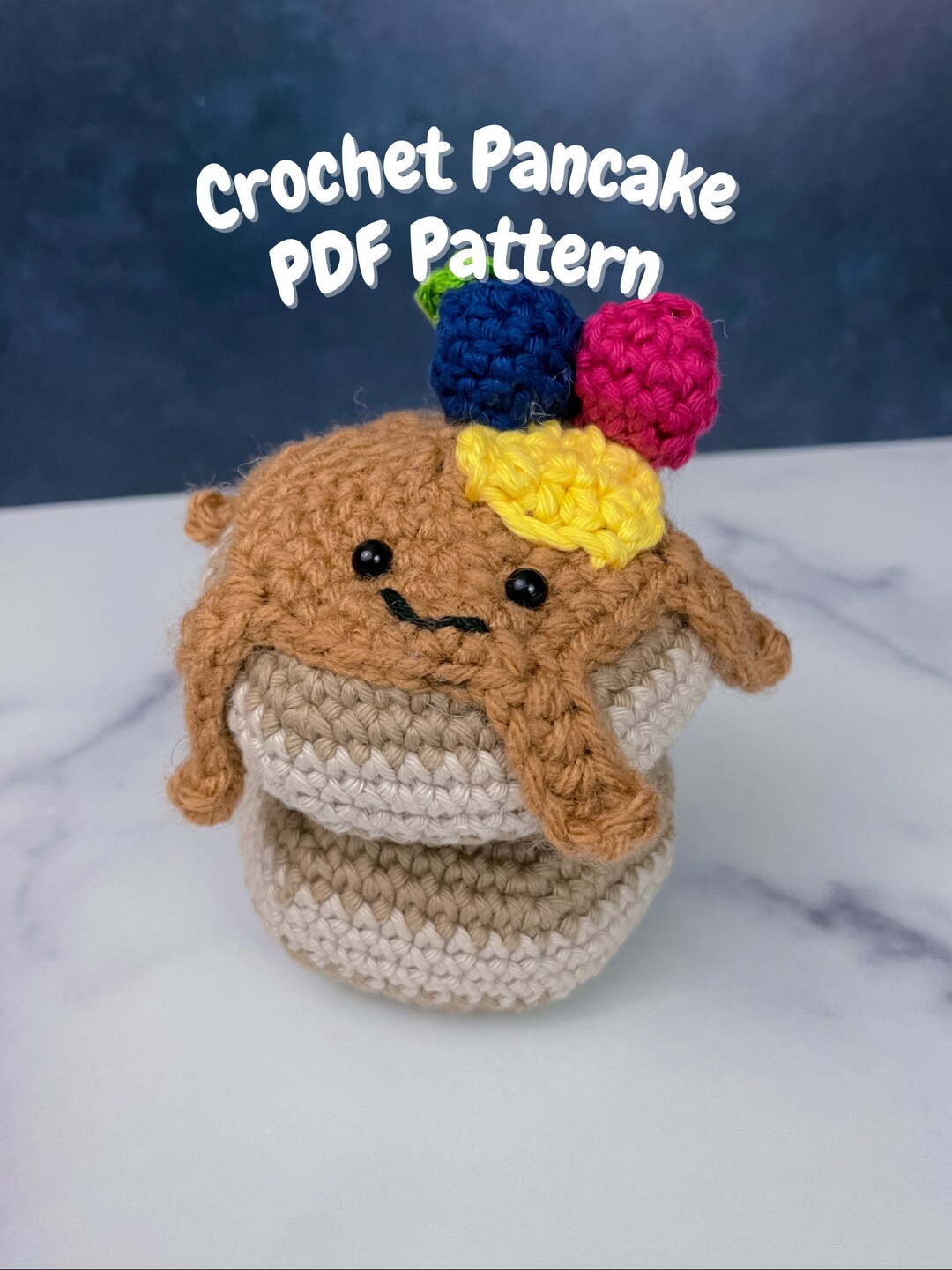 Crochet Pancake Pattern PDF | Crochetingworlds - Etsy