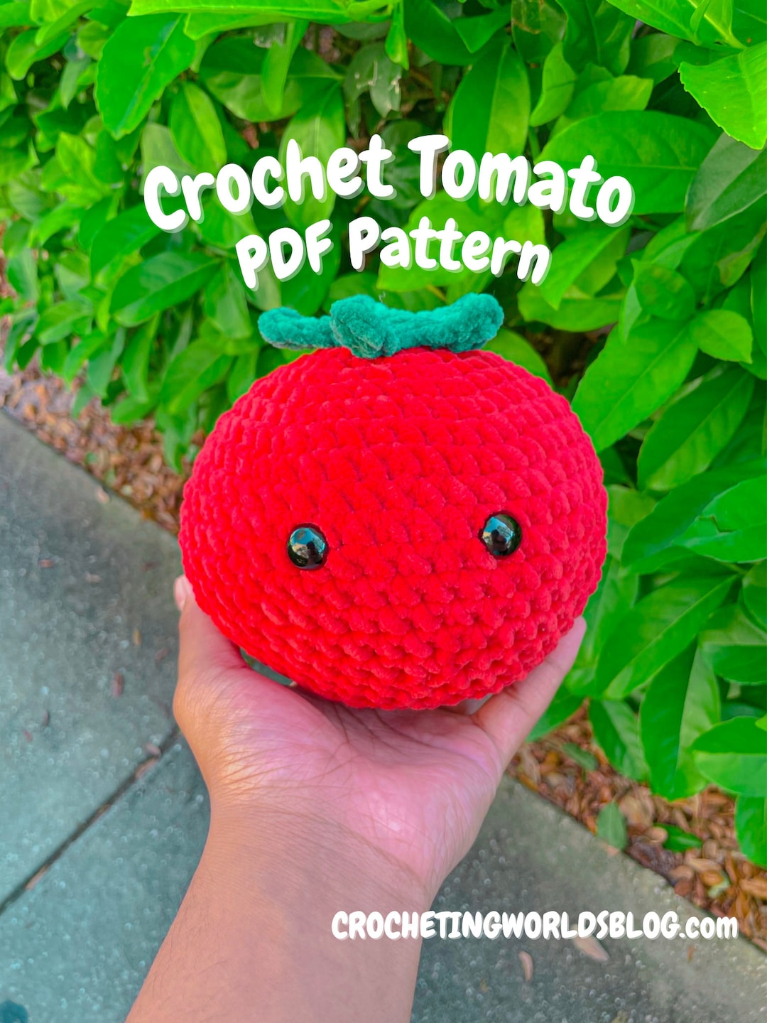 Tomato Crochet Pattern PDF / Crochetingworlds - Etsy