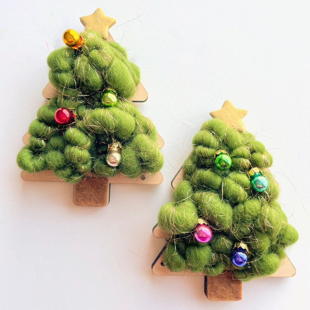 5-inch Christmas Tree Ornaments With Baubles - Etsy