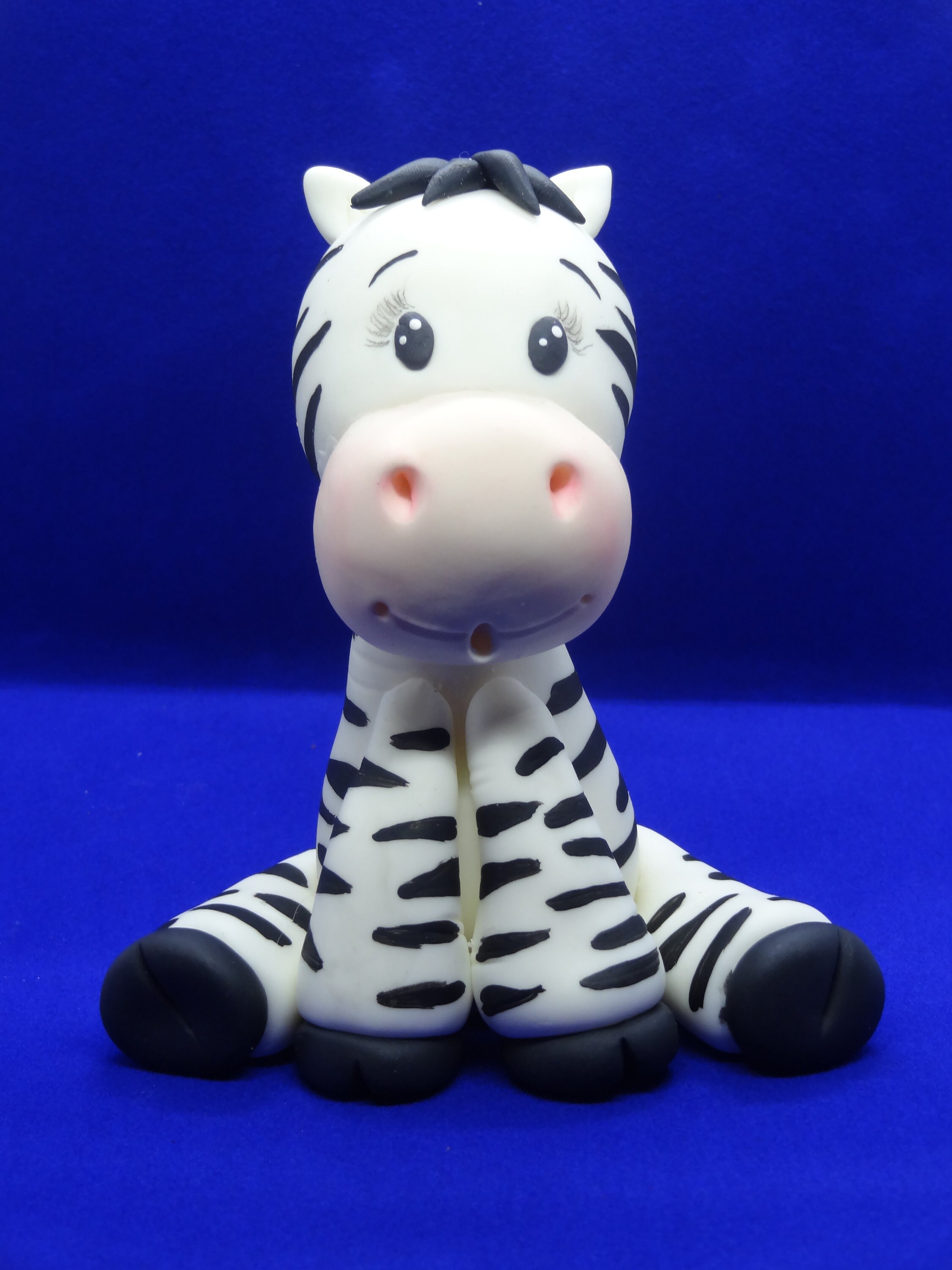 Topper de pastel de cebra 3D topper pastel de cebra acabado | Etsy