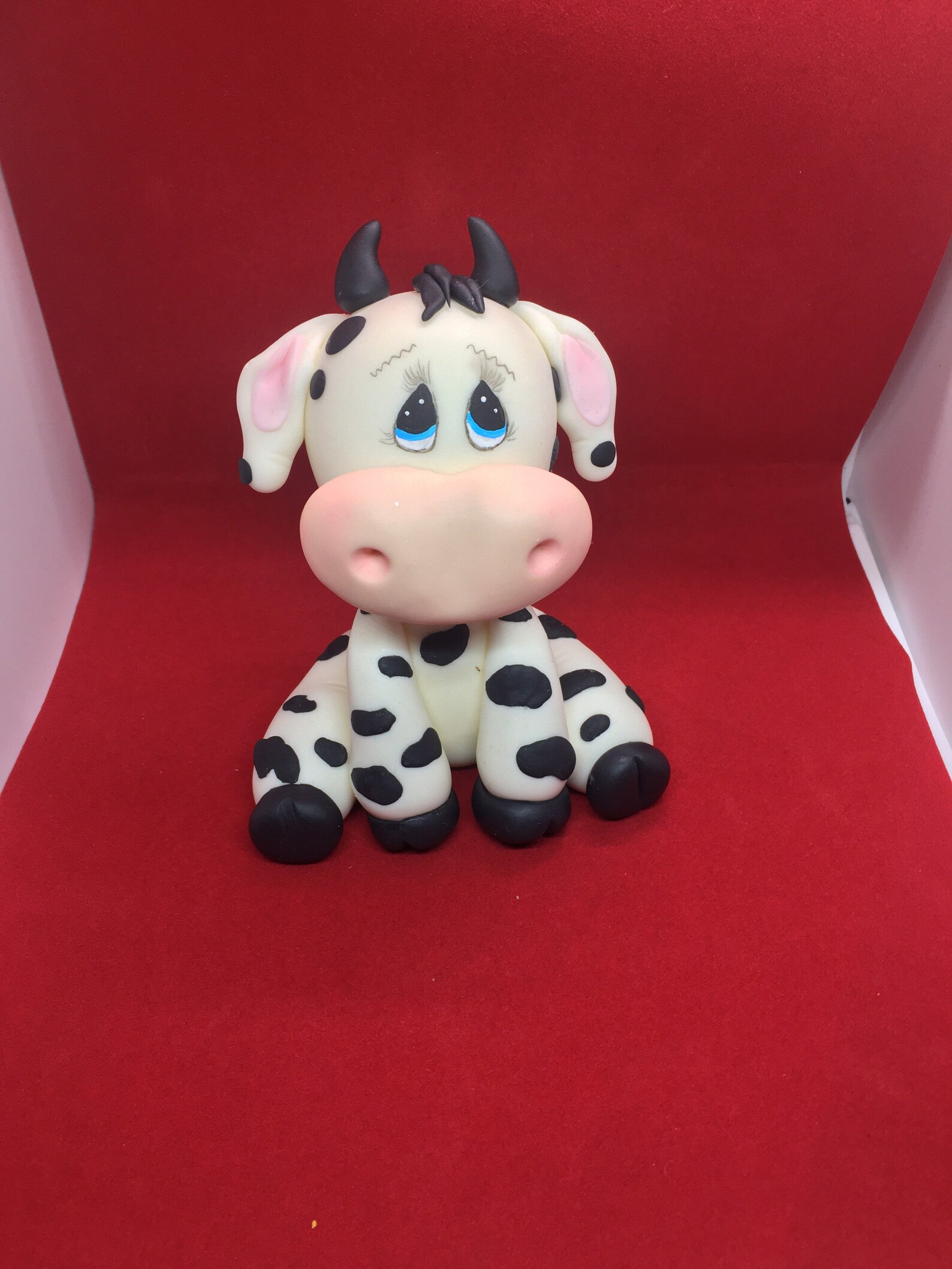 Cow Cake Topper Farm Cake Topper Cow Centerpiece Caw Room - Etsy