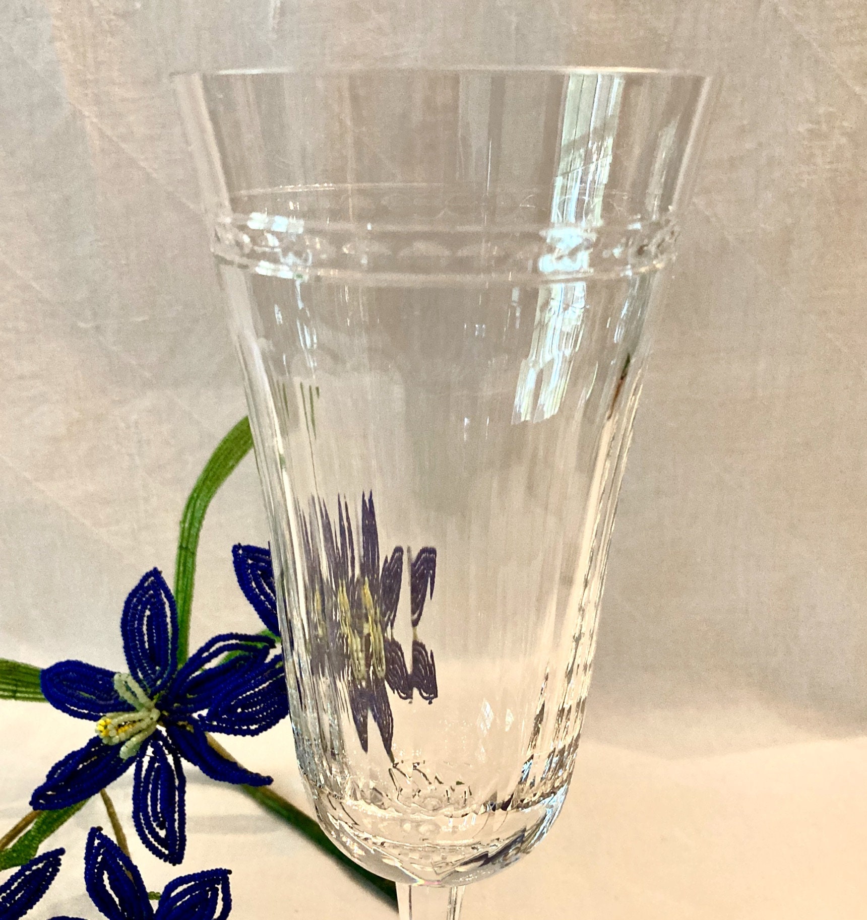 Wedgwood Dynasty Crystal Iced Tea Goblet(s) - Etsy