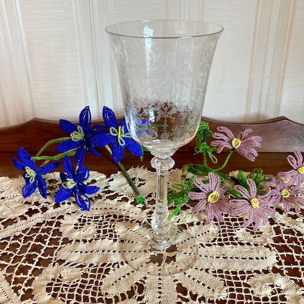 Crystal Heisey Goblets - Etsy