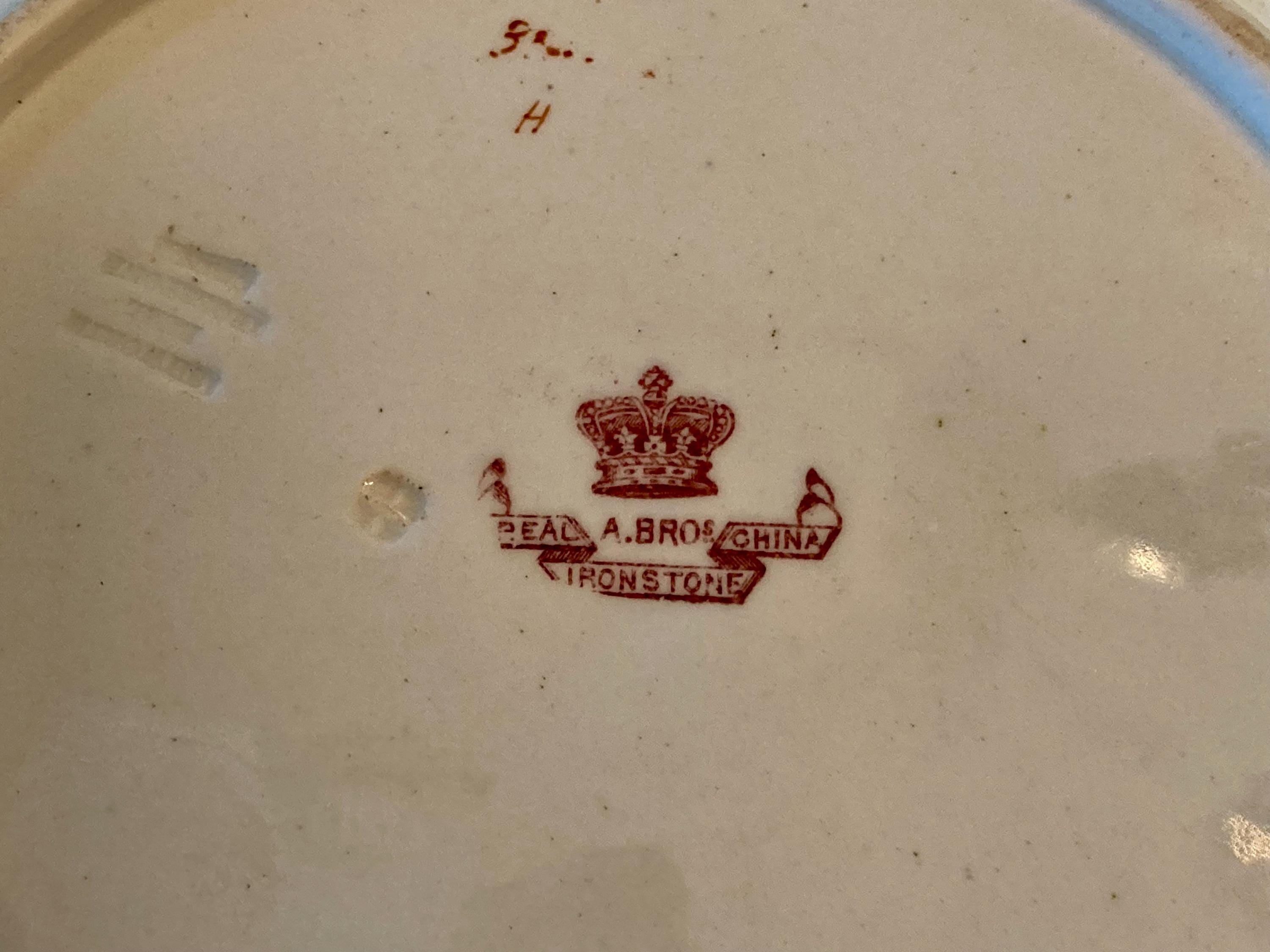 Antique Ashworth Brothers Ironstone "pekin Japan" Large 10 1/2" Soup ...