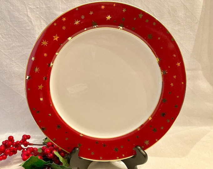 Kate Spade New York Red Rutherford Lenox Dinner Plate 11.2” - Etsy