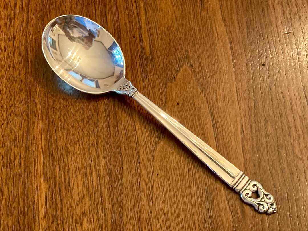 International Silver Royal Danish Sterling 6 1/2 Cream Soup Spoons - Etsy