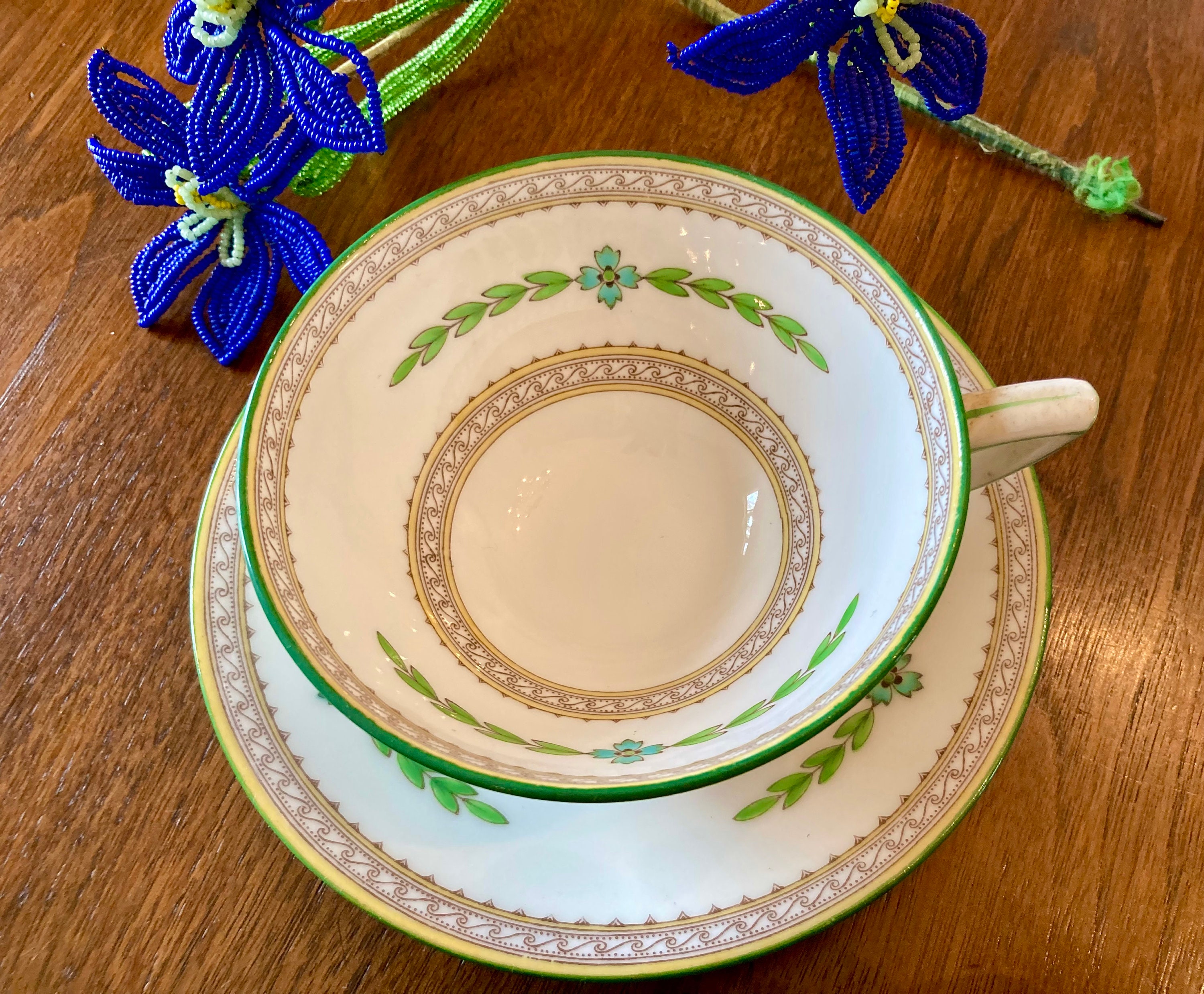 Lovely Minton KENT Bone China Footed Cup & Saucer Sets - Etsy