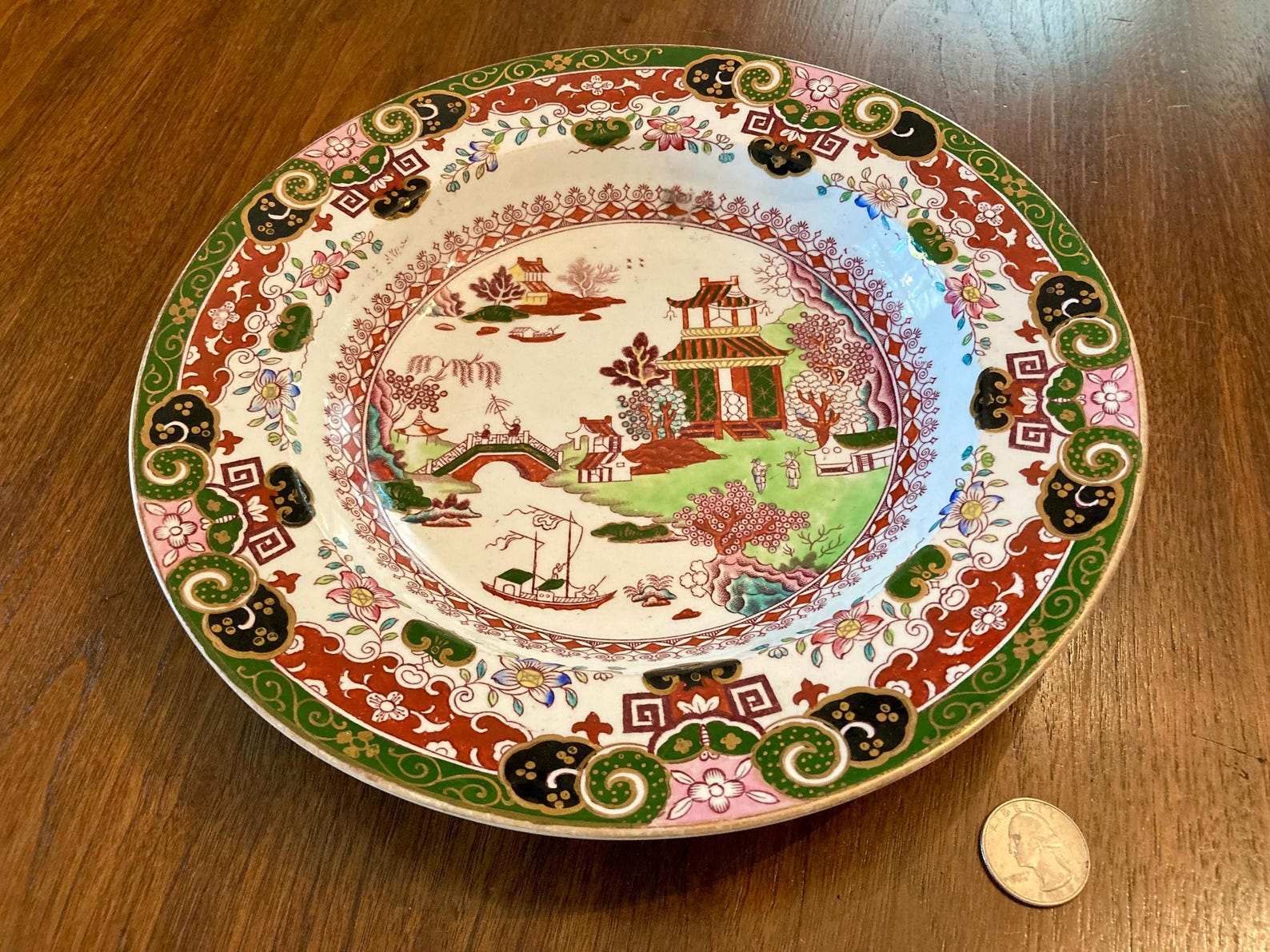 Antique Ashworth Brothers Ironstone "pekin Japan" Large 10 1/2" Soup ...