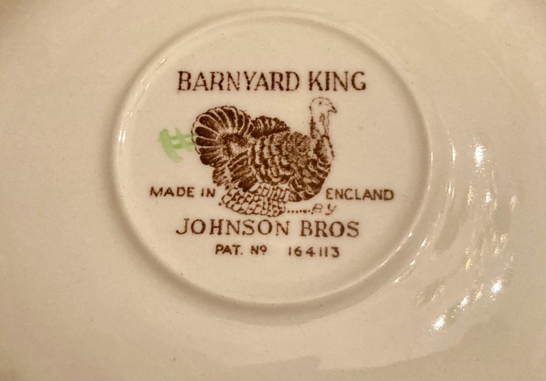 Johnson Brothers Barnyard King Saucer Only - Etsy