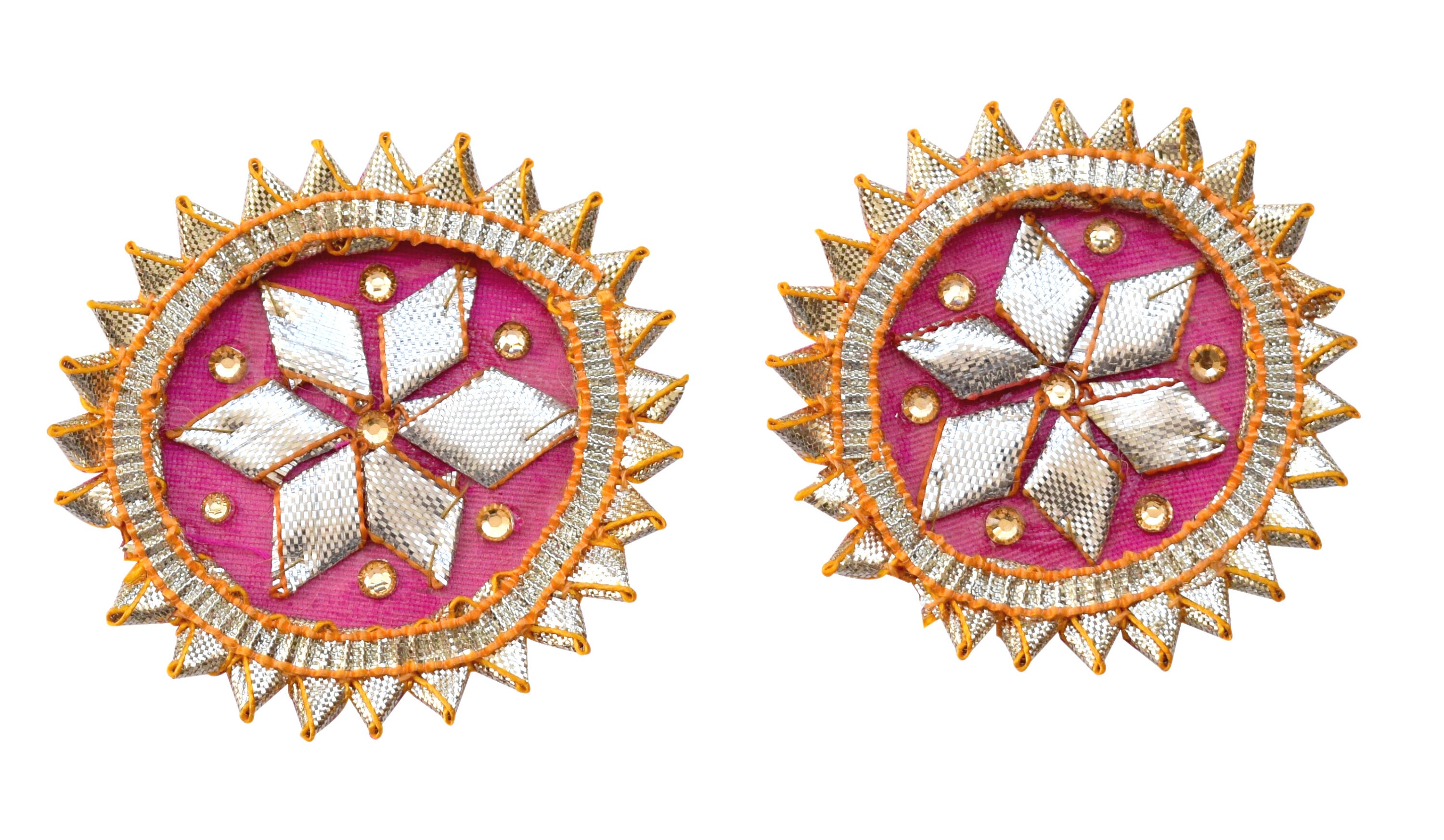 Gota Patti Handwork Patch, Floral Appliques, Ethnic Embellishments ...