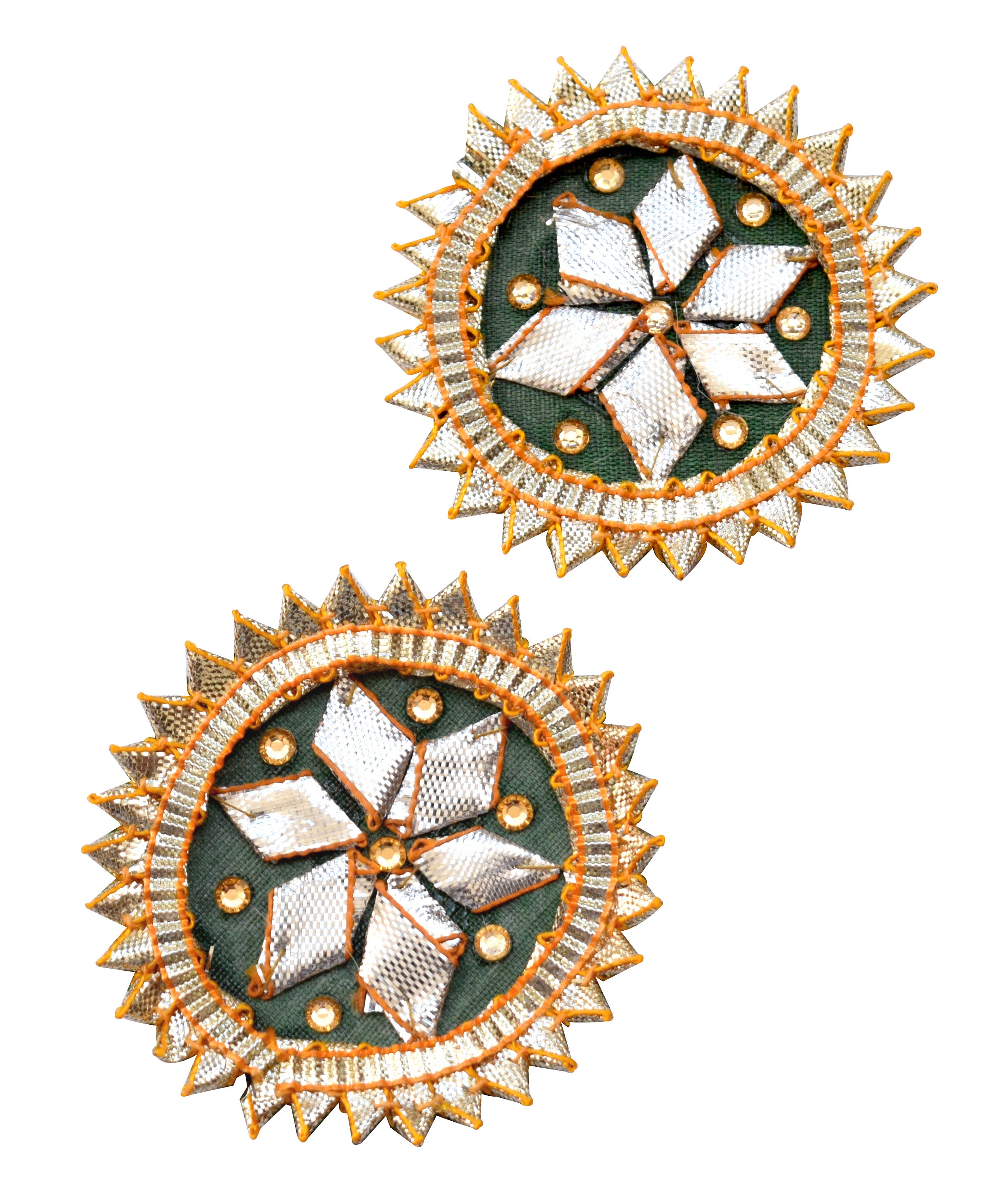 Gota Patti Handwork Patch, Floral Appliques, Ethnic Embellishments ...