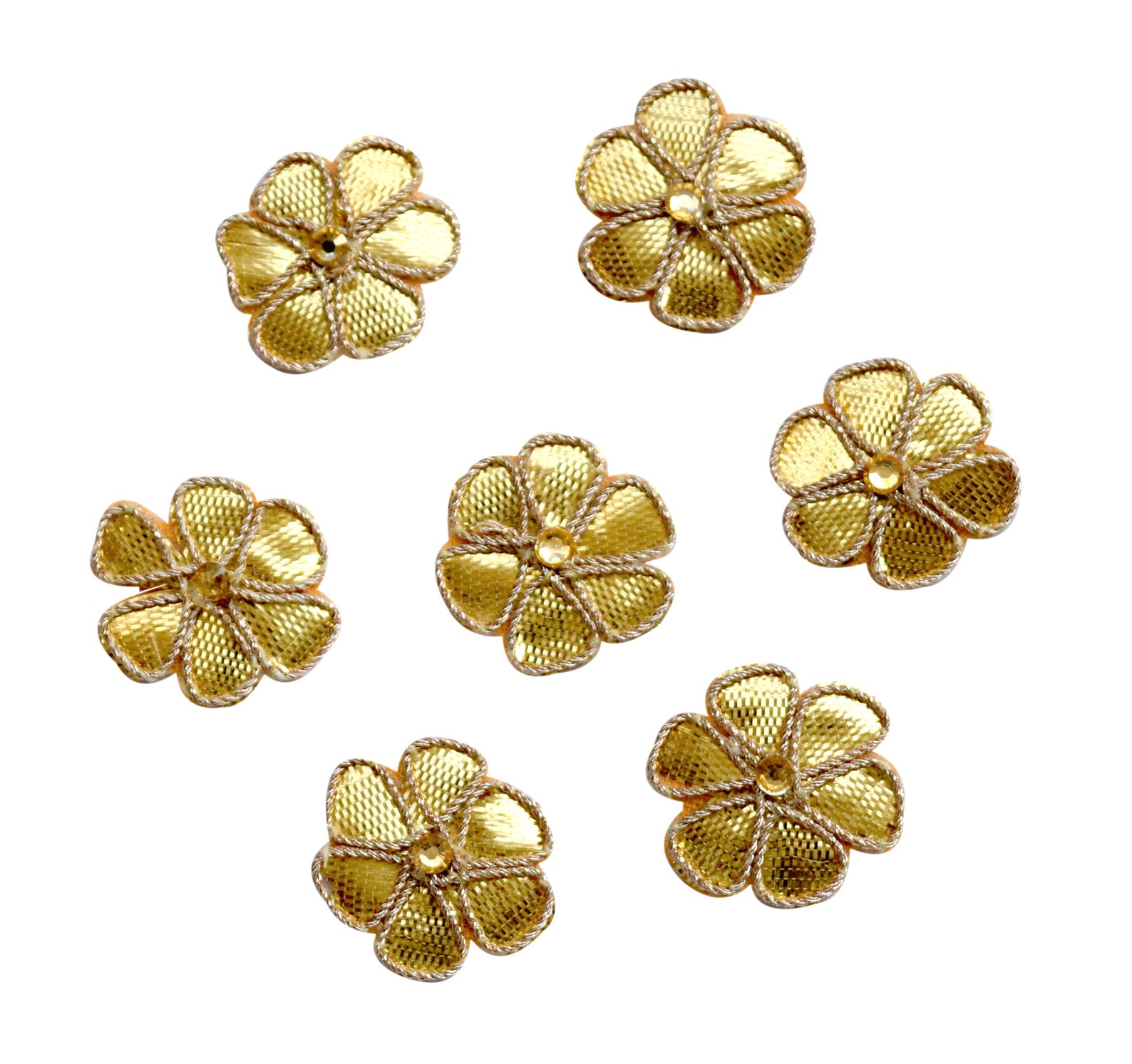 Gota Patti Handwork Patch, Floral Appliques, Ethnic Embellishments ...