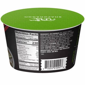 Instant Pho Noodle Bowls Bundle. Includes Nine - 2.1 Oz Snapdragon Vietnamese Pho Bowls in Beef ...