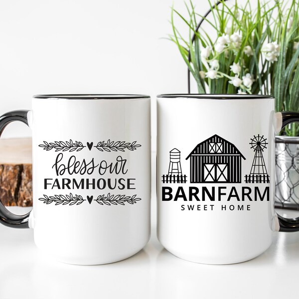Farm Mugs - Etsy