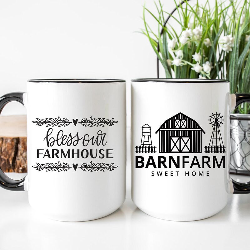 Farm Mugs - Etsy