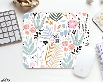 Mouse Pad Floral Mouse Pad Floral Mouse Pad Office Mouse Pad ...