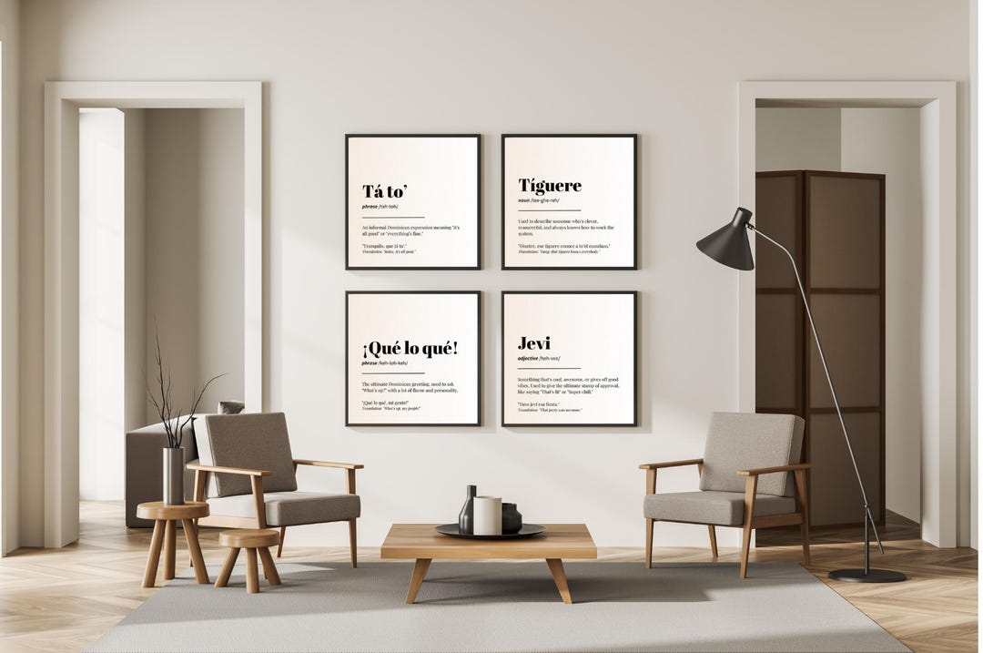 Dominican Slang Definition Posters | Minimalist Wall Art (digital File ...