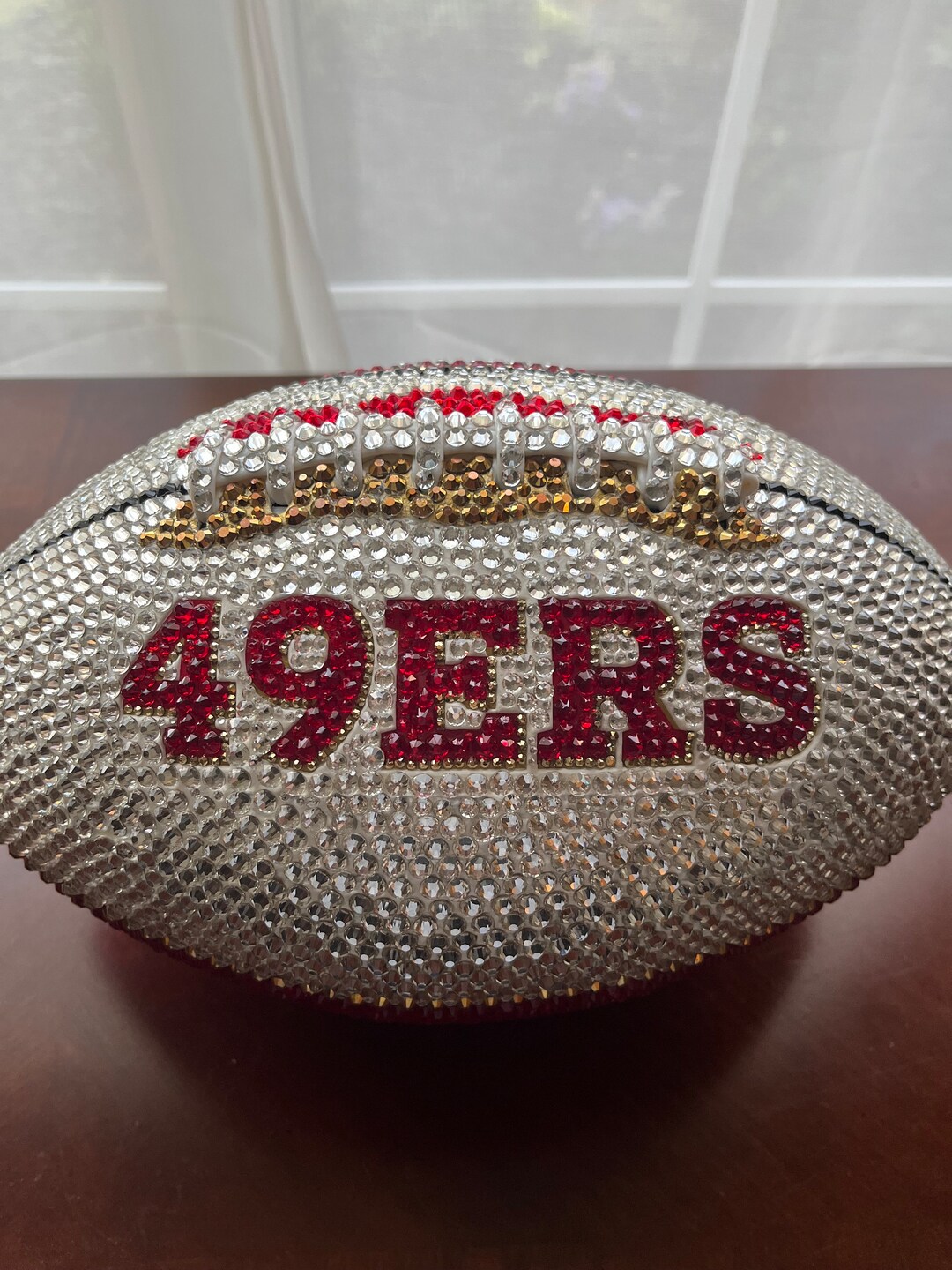 Blinged Out Full Size San Francisco 49ers Rhinestone Football - Etsy