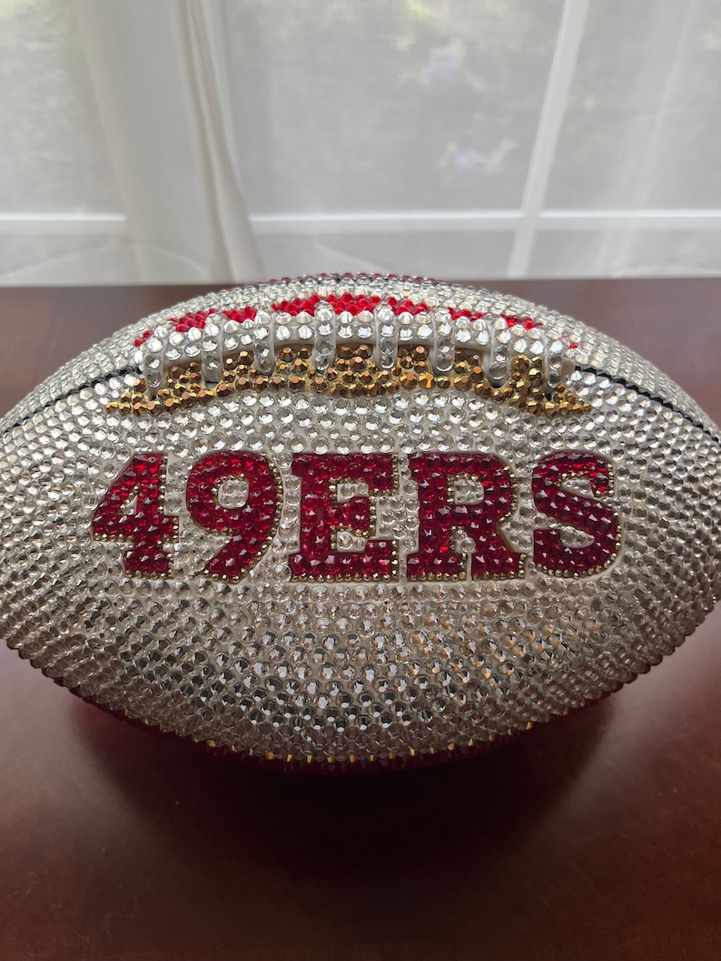 Blinged Out Full Size San Francisco 49ers Rhinestone Football - Etsy