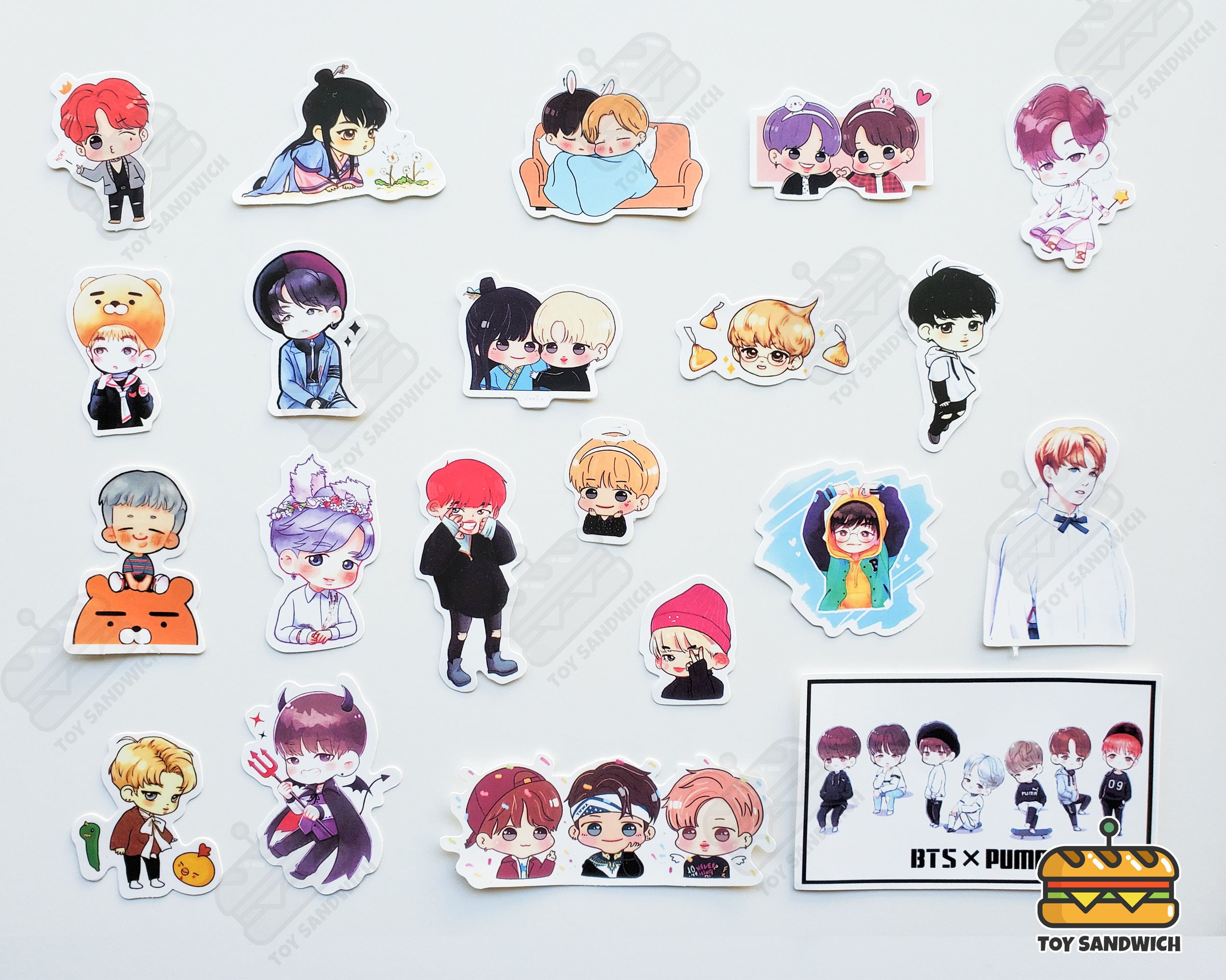 100 pcs BTS Stickers Pack Kpop Stickers BTS | Etsy