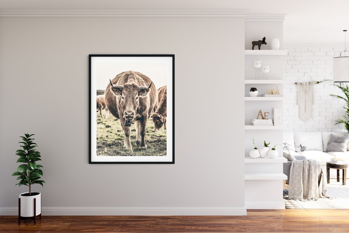 Cow Print Printable Rustic Wall Decor Ranch Print Farm - Etsy