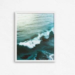 Wave Prints, Printable, Beach Wall Decor, Beach Print, Ocean Print ...